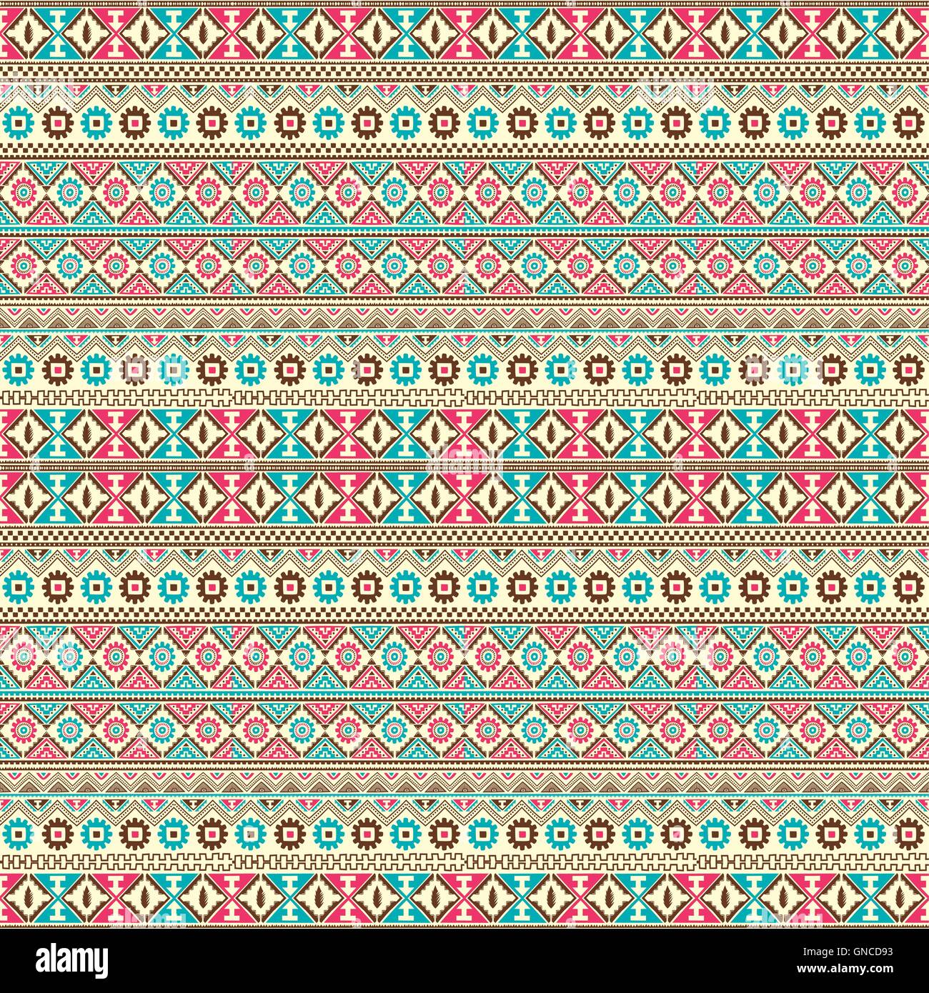 native ethnic seamless pattern Stock Vector Image & Art - Alamy