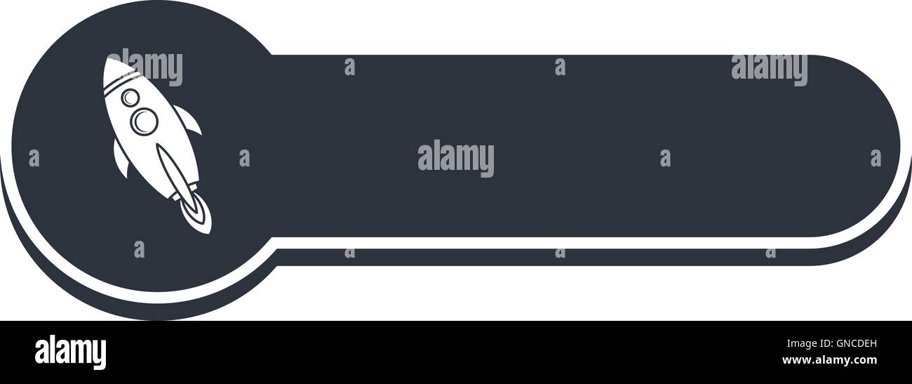 rocket banner template Stock Vector Image & Art - Alamy