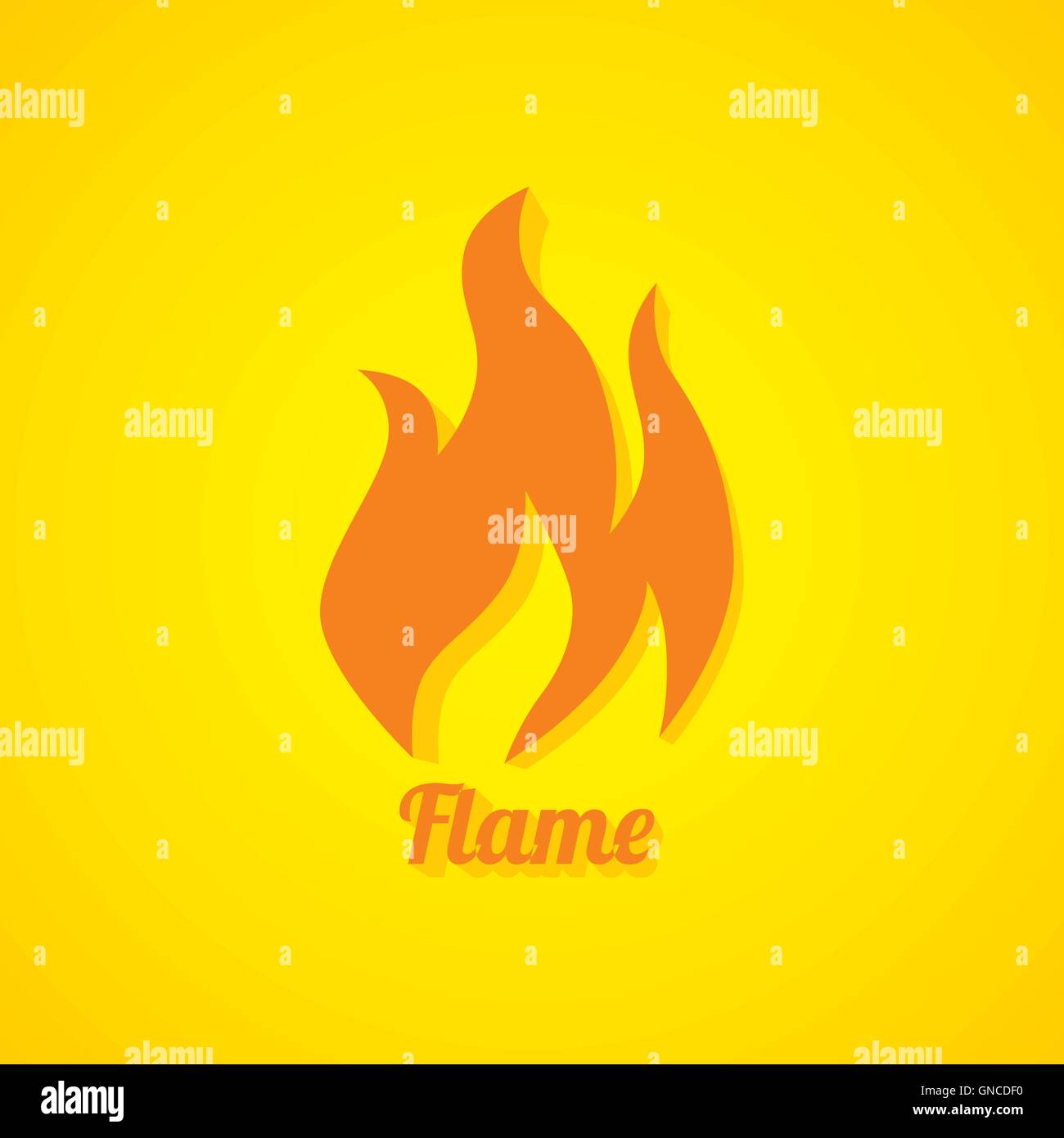 flaming fire theme Stock Vector Image & Art - Alamy