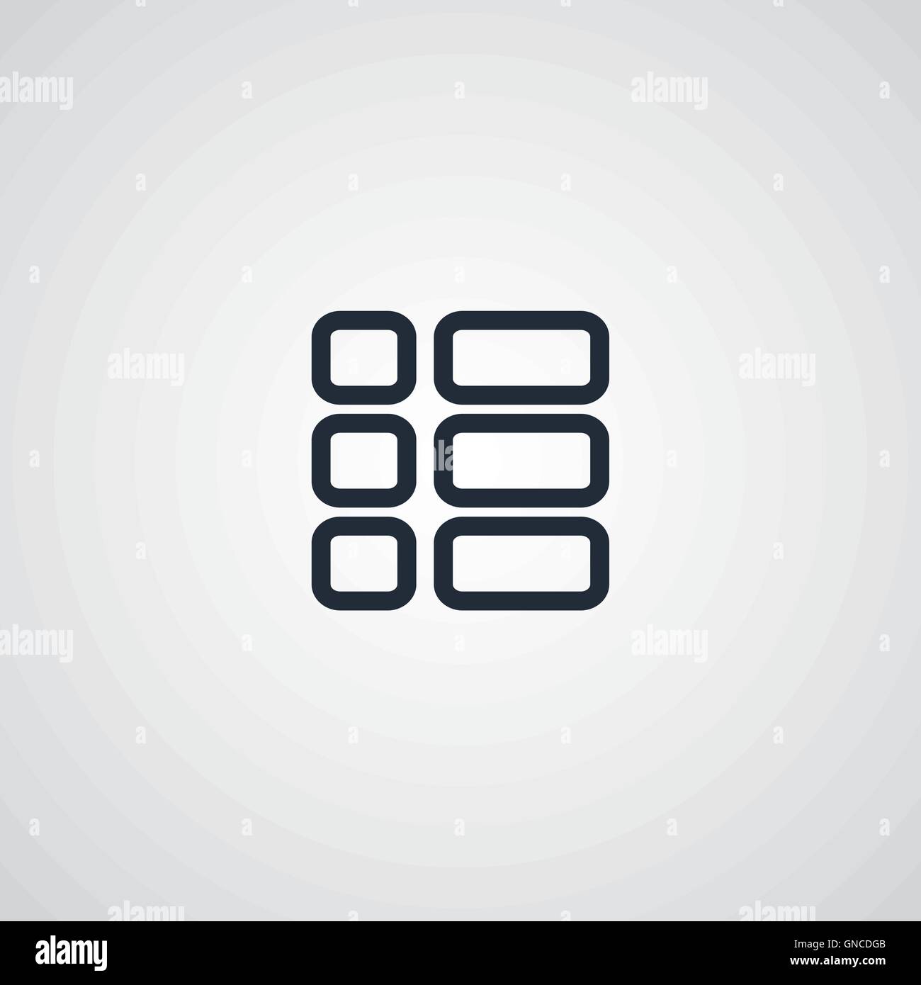 menu flat icon Stock Vector Image & Art - Alamy