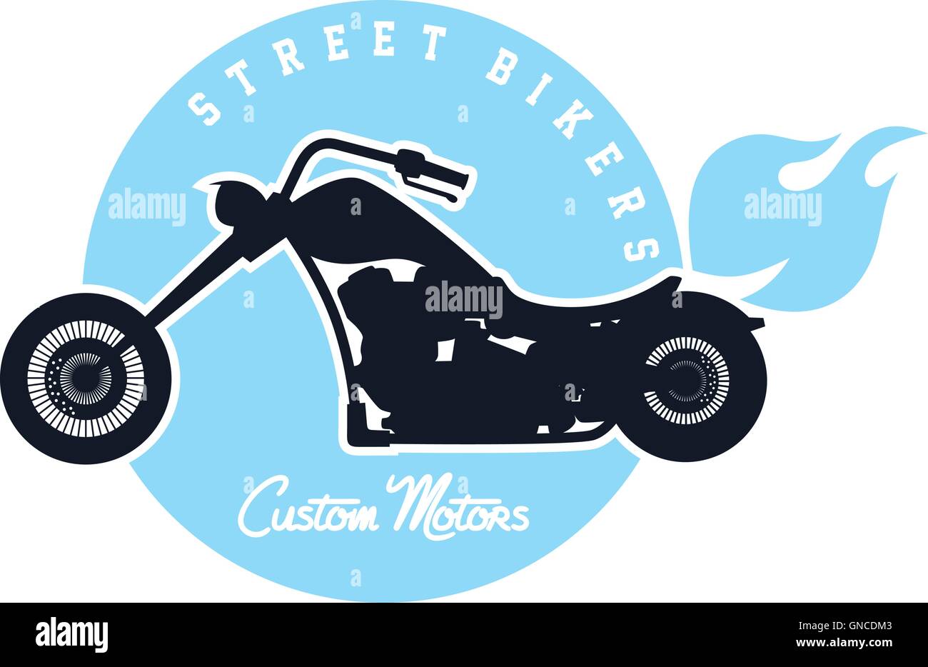 custom motorcycle chopper bike Stock Vector Image & Art - Alamy