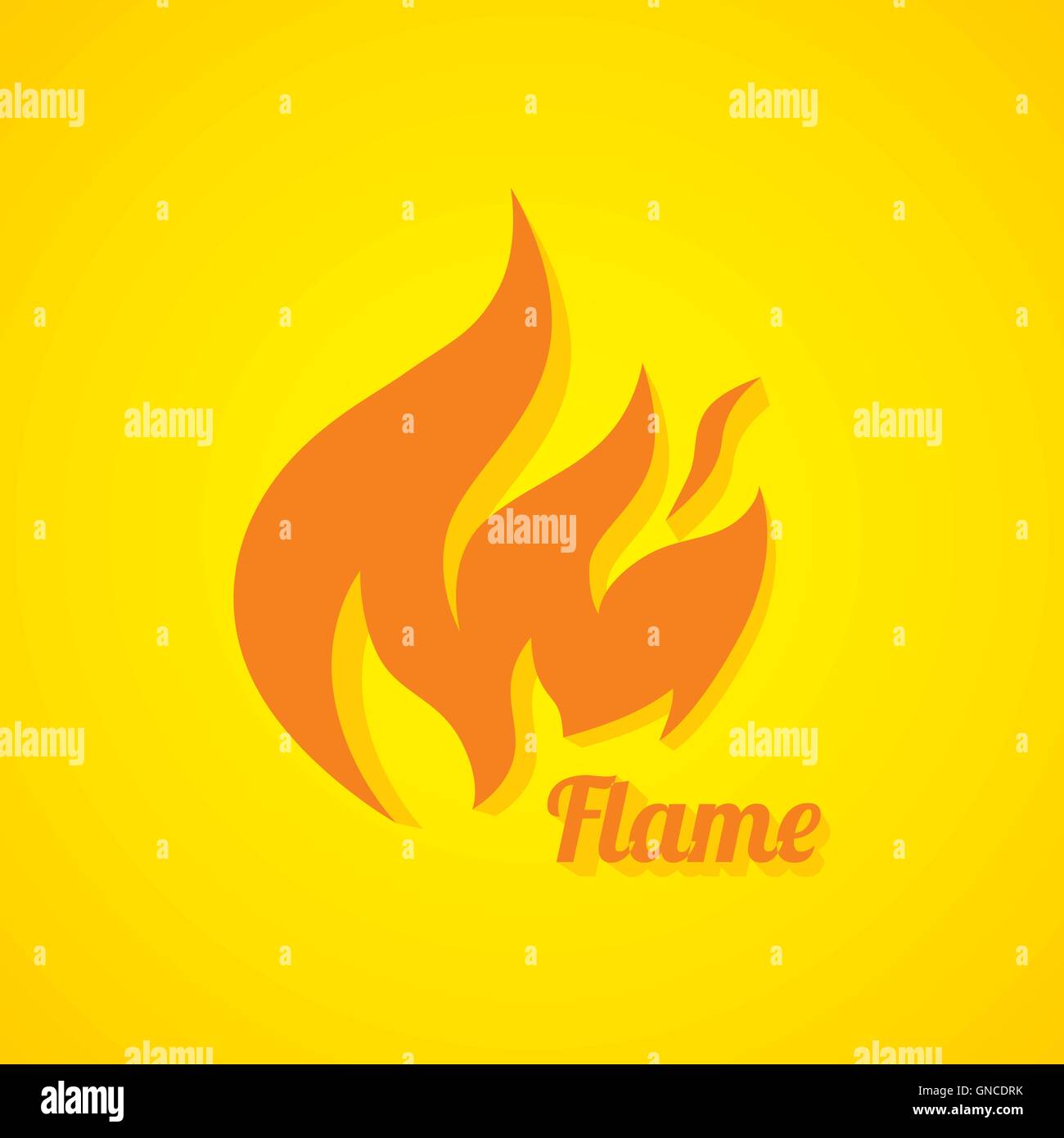 flaming fire theme Stock Vector Image & Art - Alamy