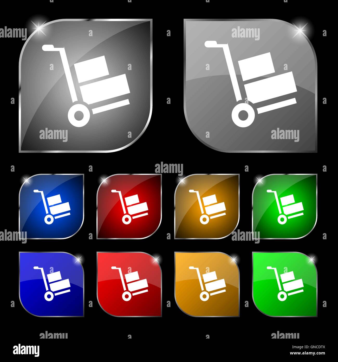 Heavy lift pictogram Stock Vector Images - Alamy