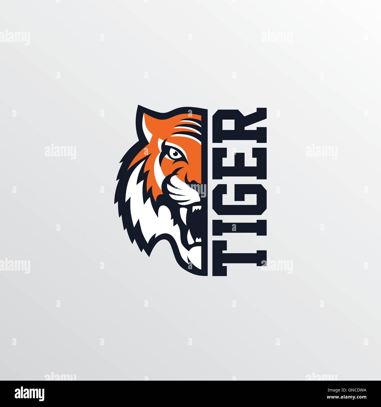 wild tiger logotype theme Stock Vector Image & Art - Alamy