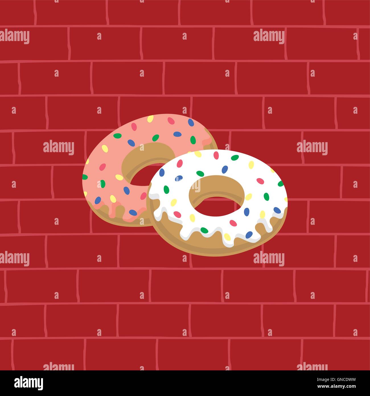 Donuts burger Stock Vector Images - Alamy