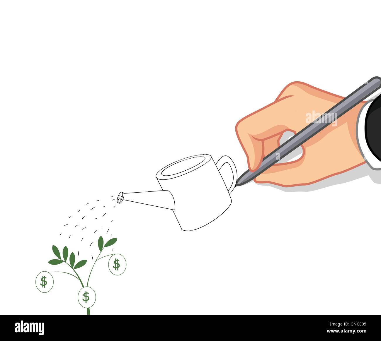 Cash concept Stock Vector Images - Alamy