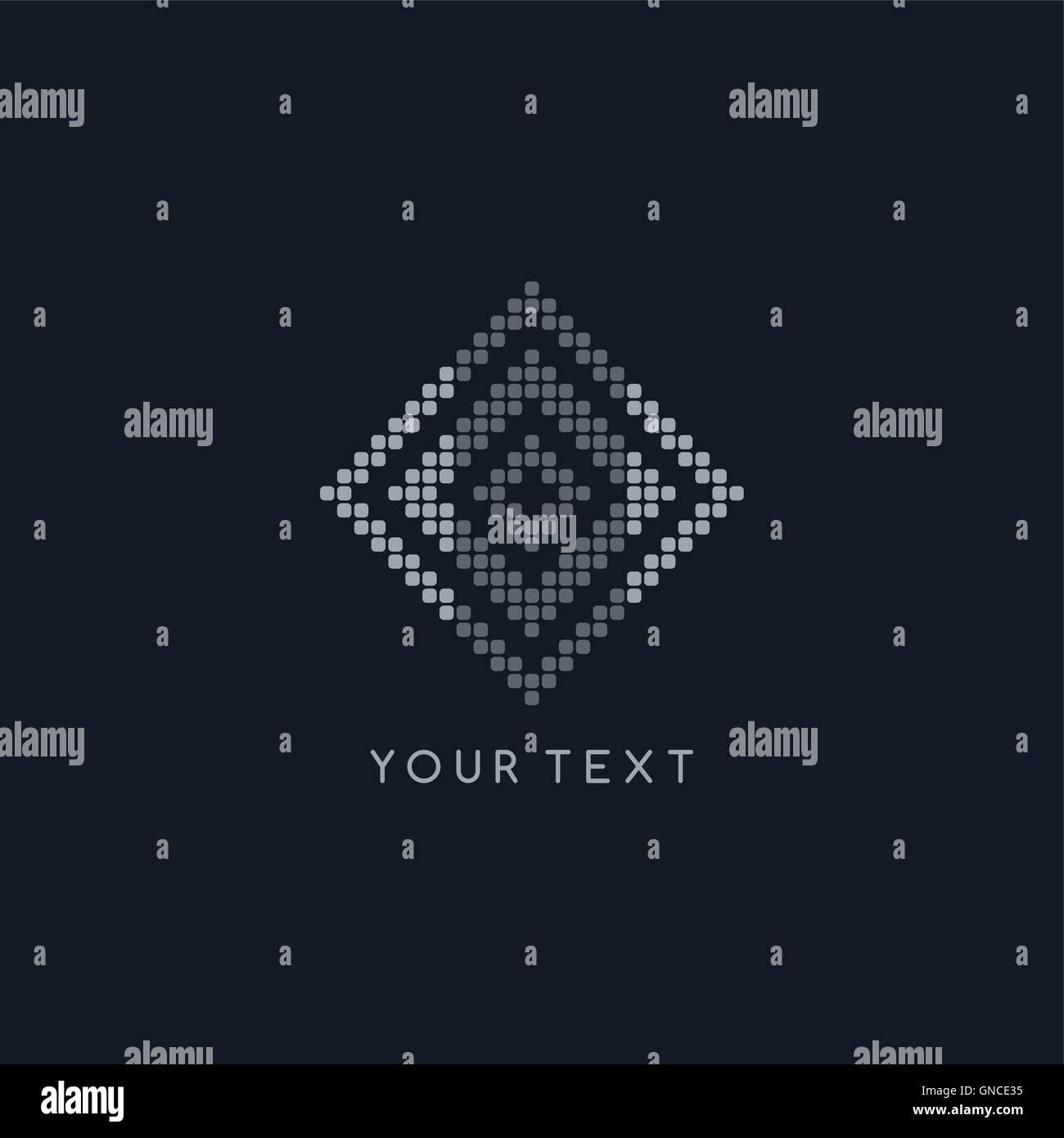 Pixel logo Stock Vector Images - Alamy