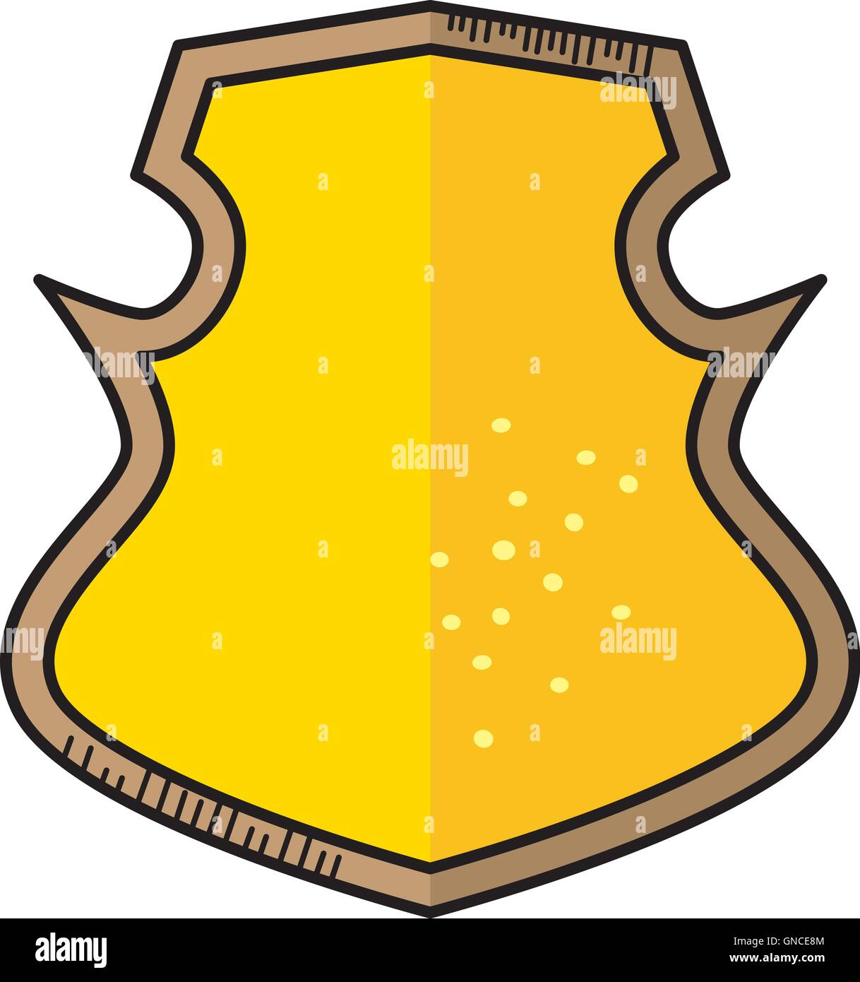 Cartoon shield doodle theme hi-res stock photography and images - Alamy