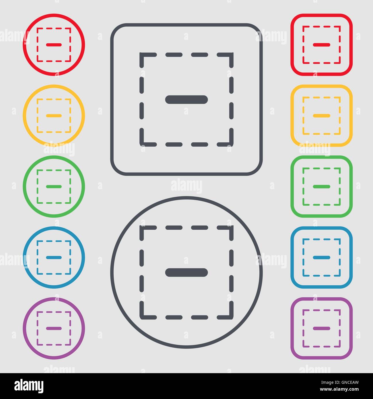 Minus symbol Stock Vector Images - Alamy