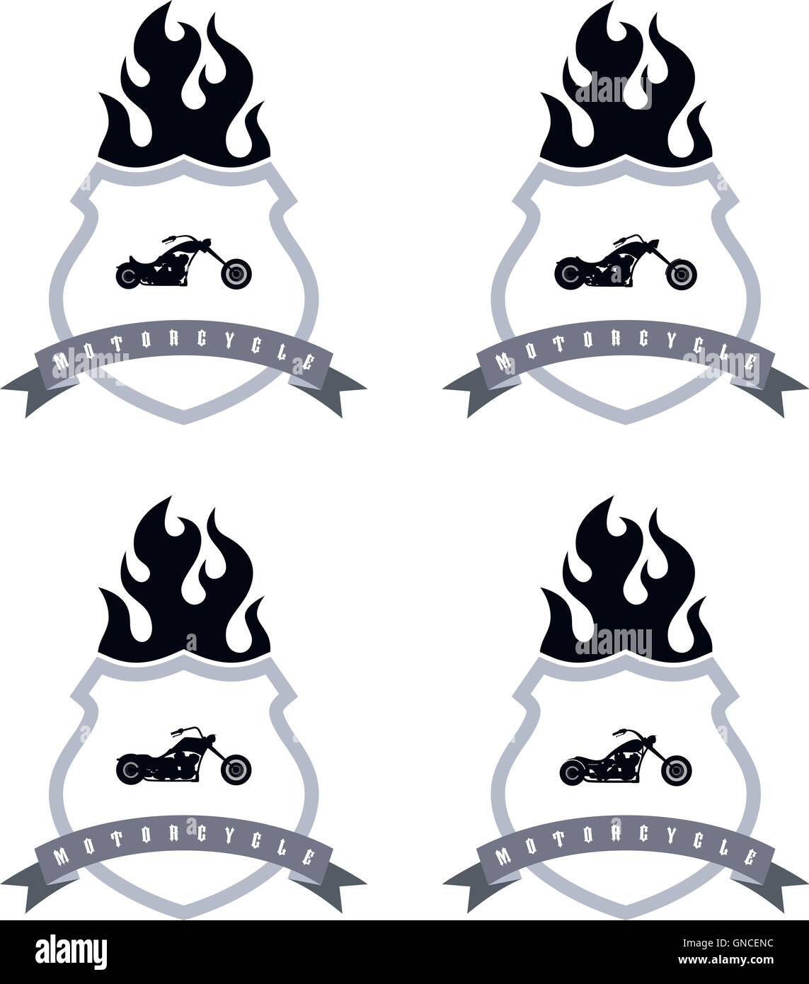 Rider chopper Stock Vector Images - Alamy