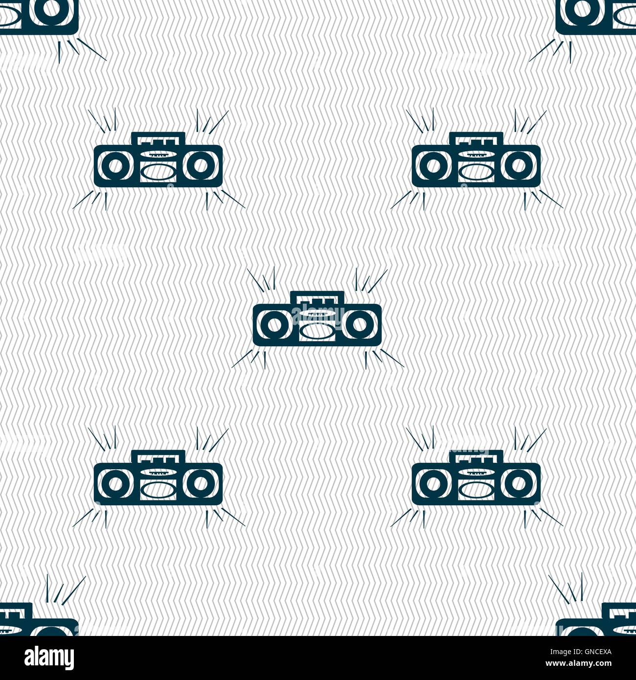 Old speaker texture Stock Vector Images - Alamy