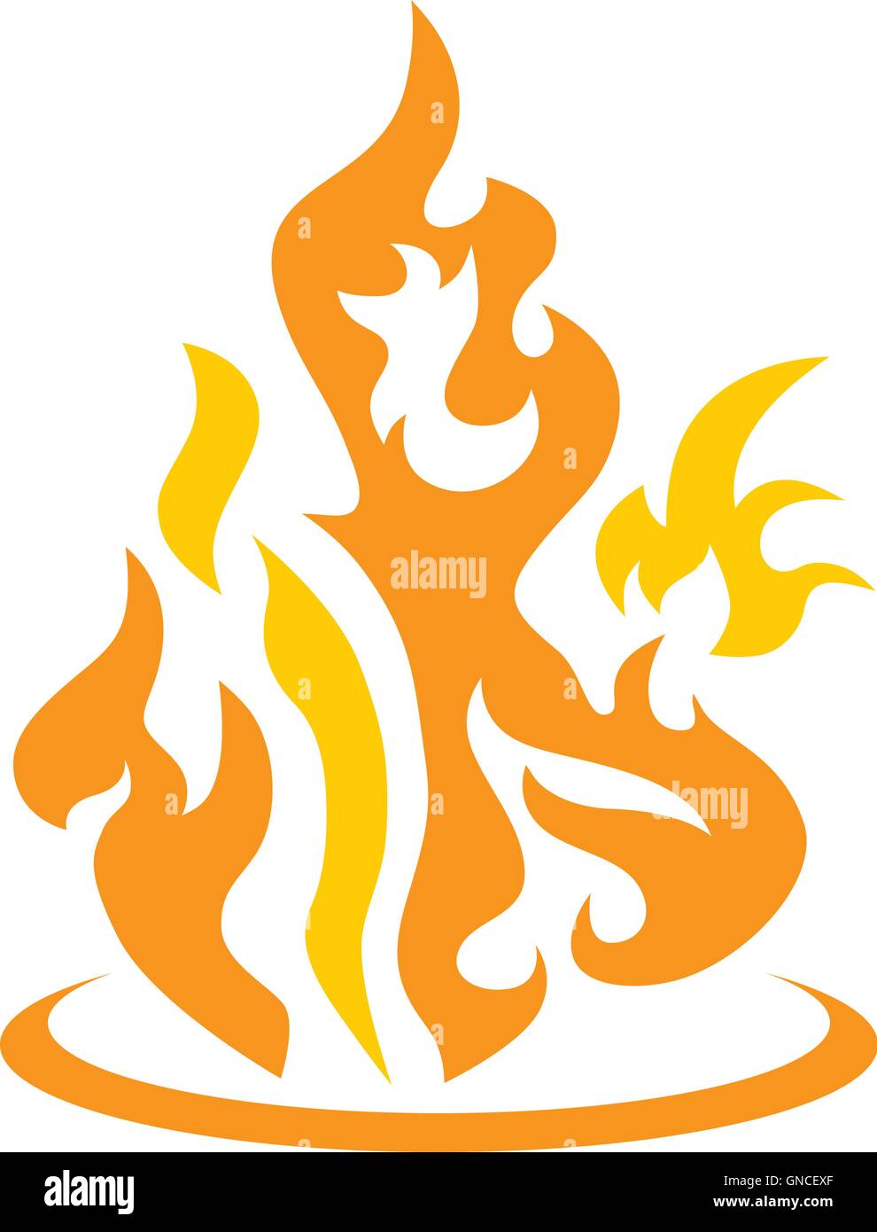 fire burn theme Stock Vector Image & Art - Alamy
