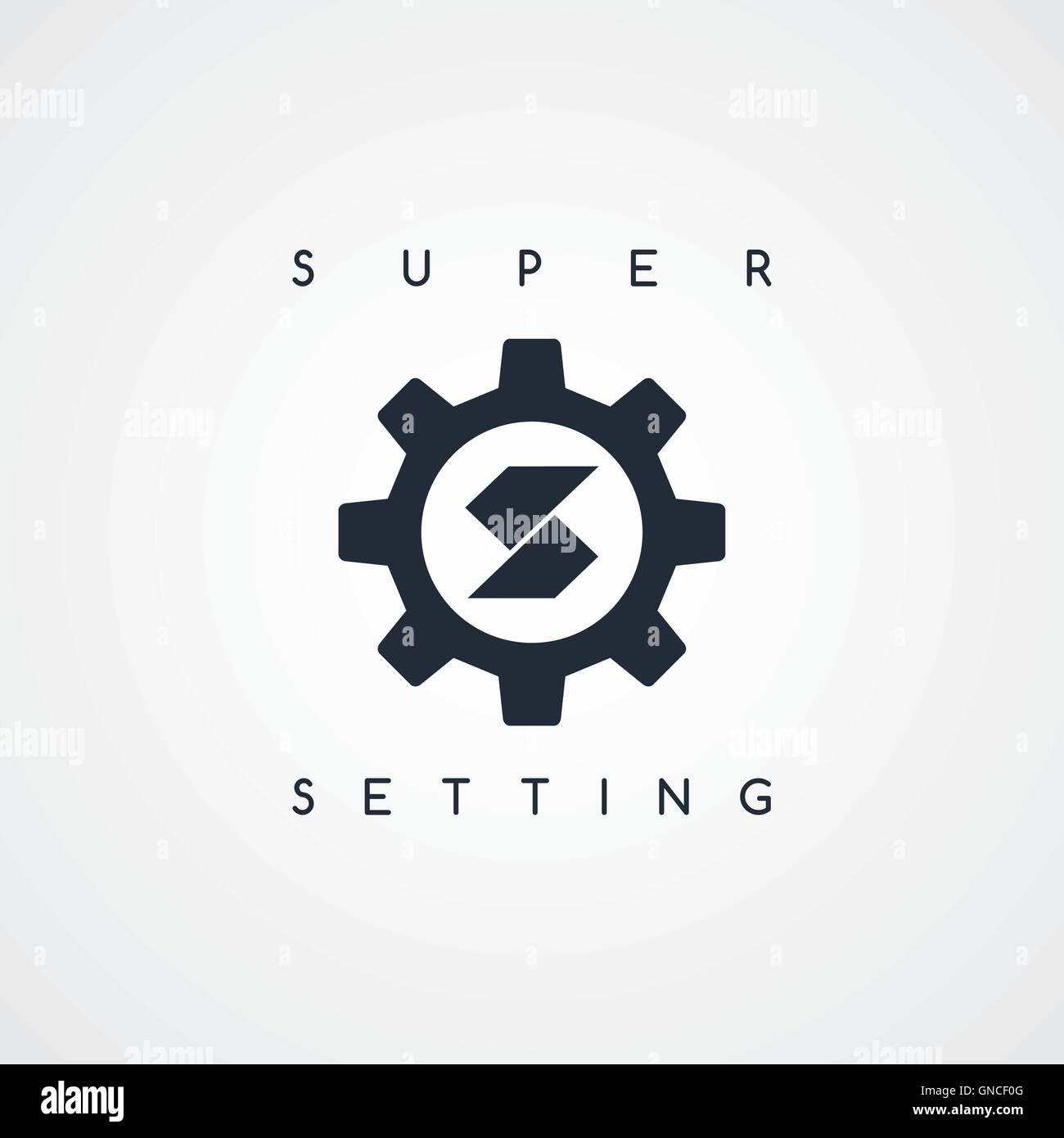 Cog Settings Icon Symbol Stock Vector Image & Art - Alamy