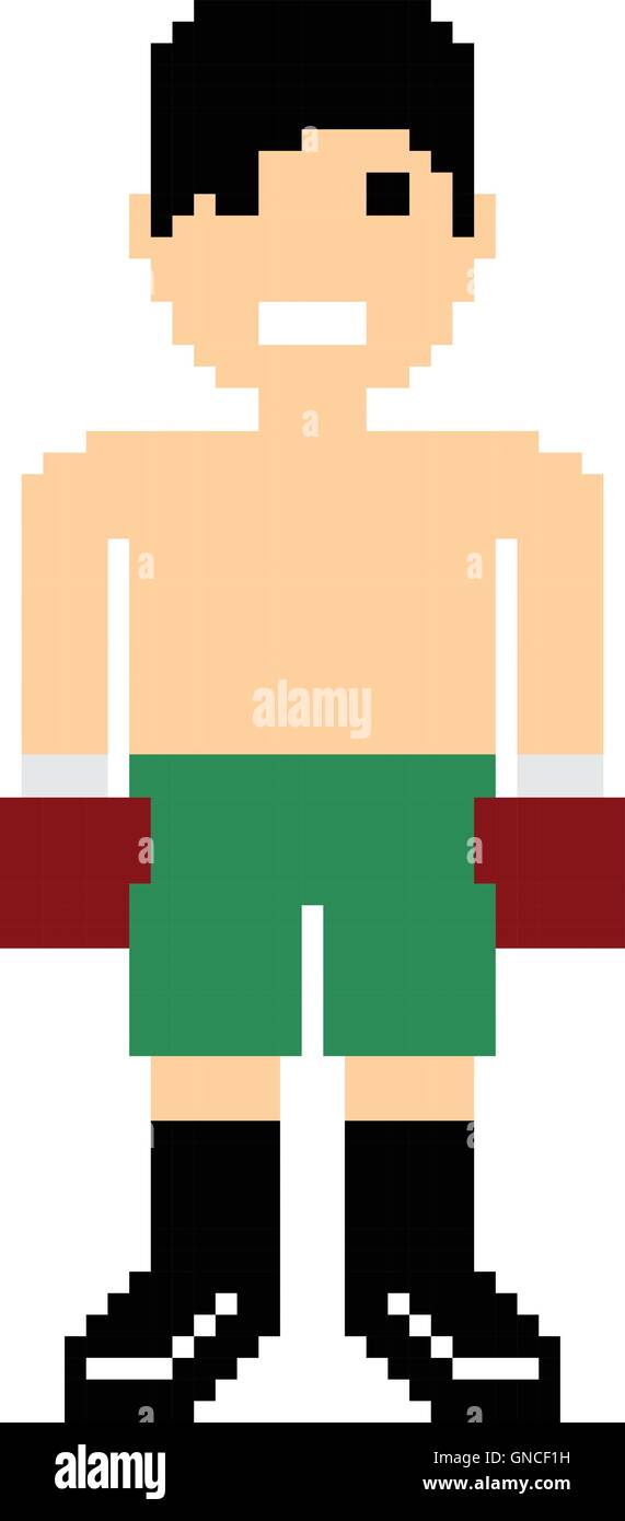 Boxer pixel hi-res stock photography and images - Alamy