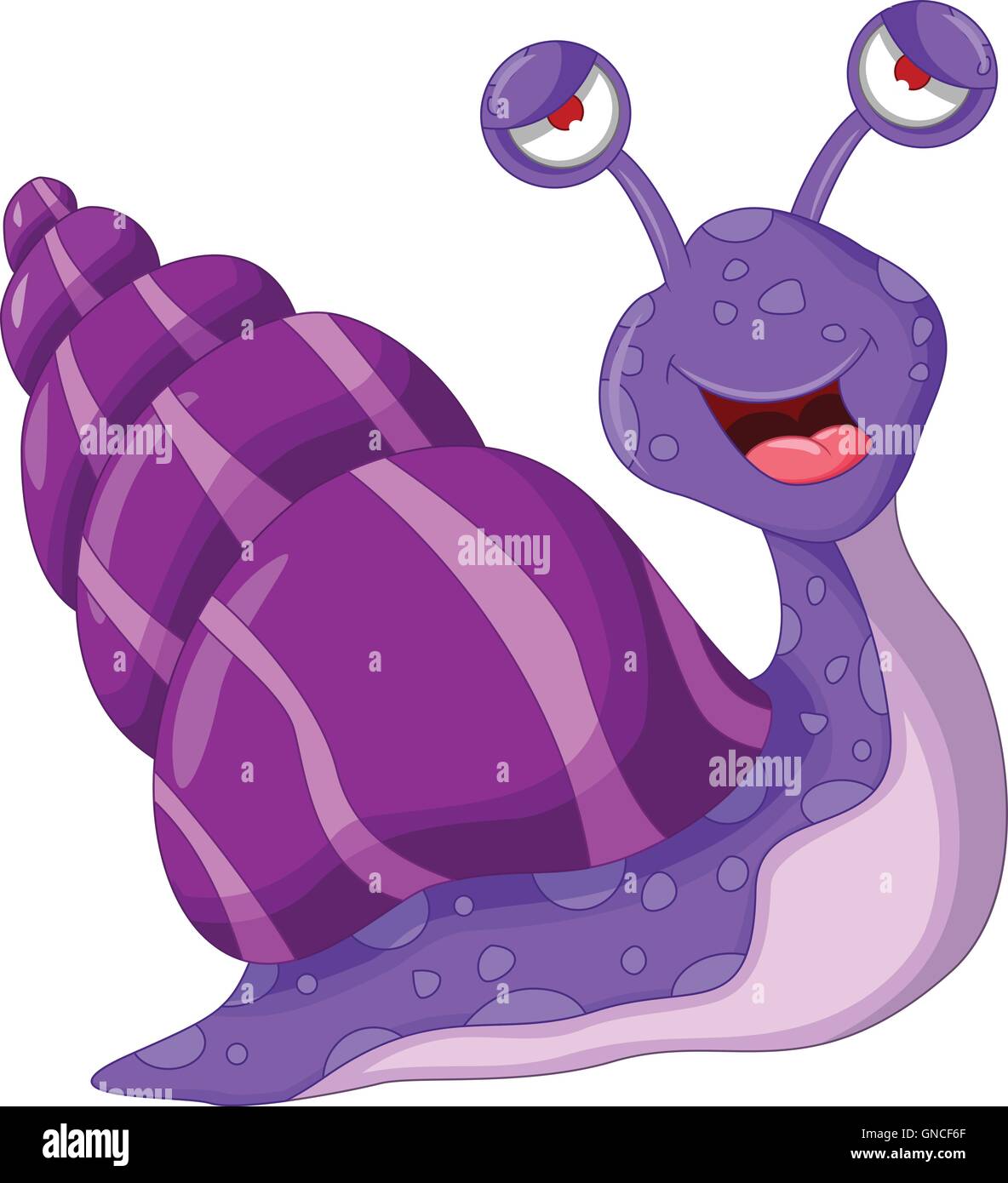 snail cartoon for your design Stock Vector Image & Art - Alamy