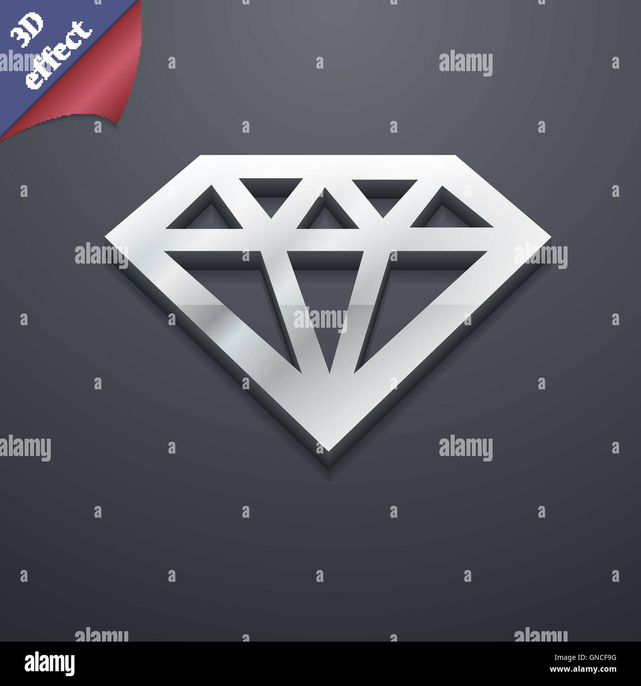 3d ui shape Stock Vector Images - Alamy