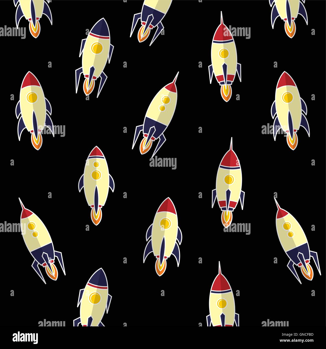 rocket ship background Stock Vector Image & Art - Alamy