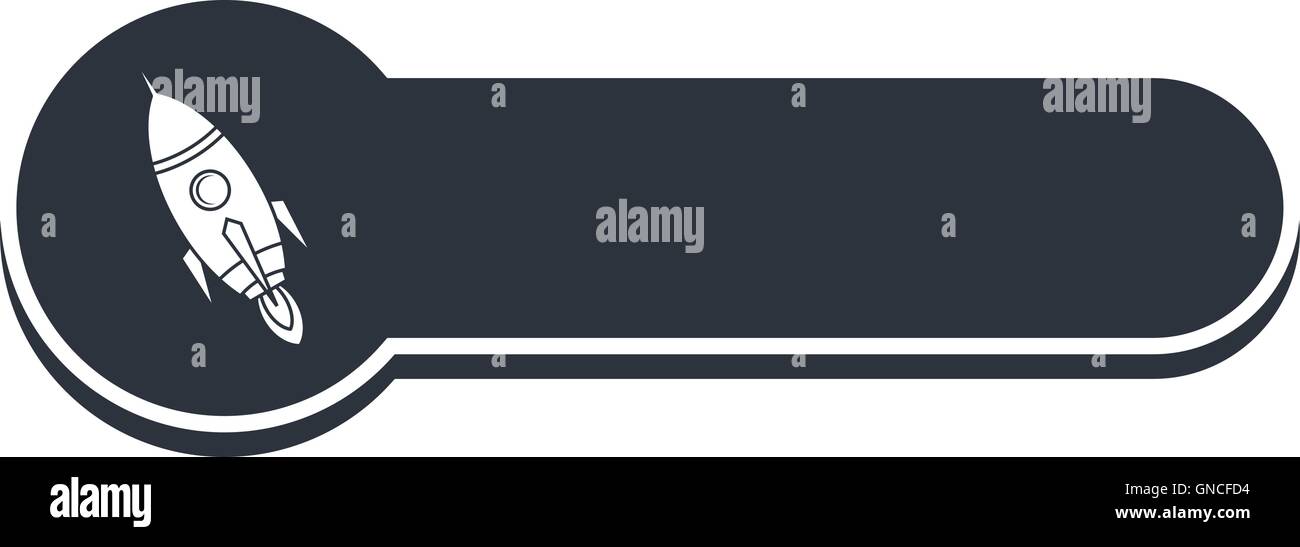 rocket banner template Stock Vector Image & Art - Alamy
