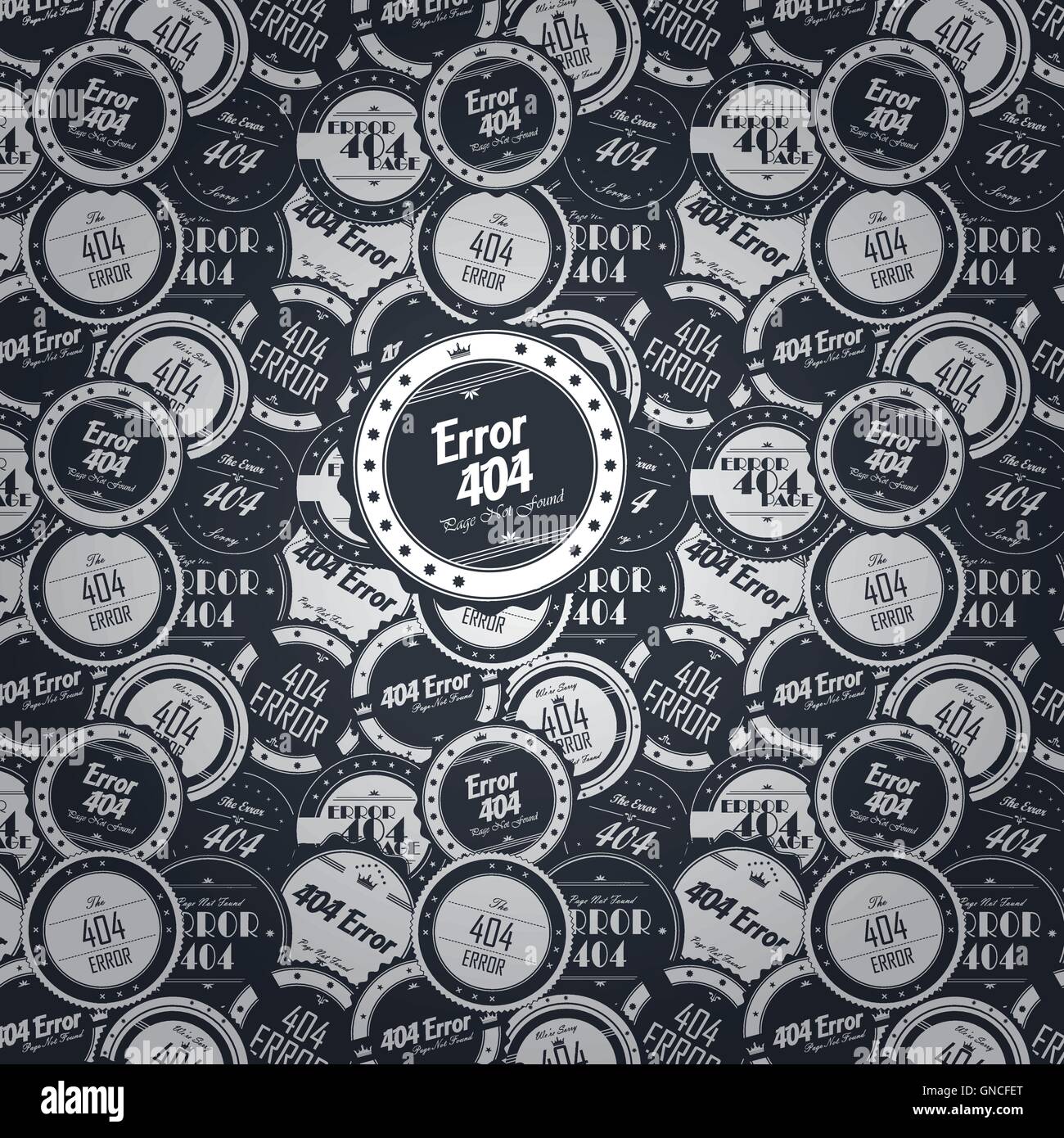error page label theme Stock Vector Image & Art - Alamy