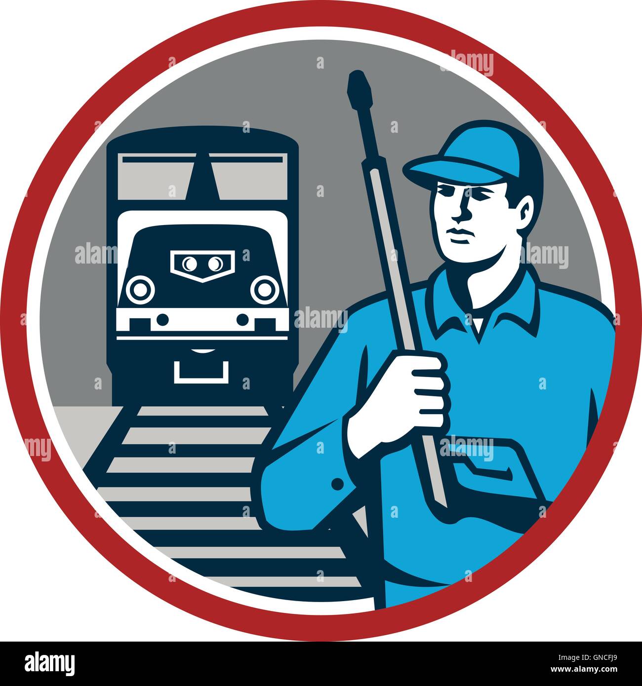 Railroad Gun Stock Vector Images - Alamy