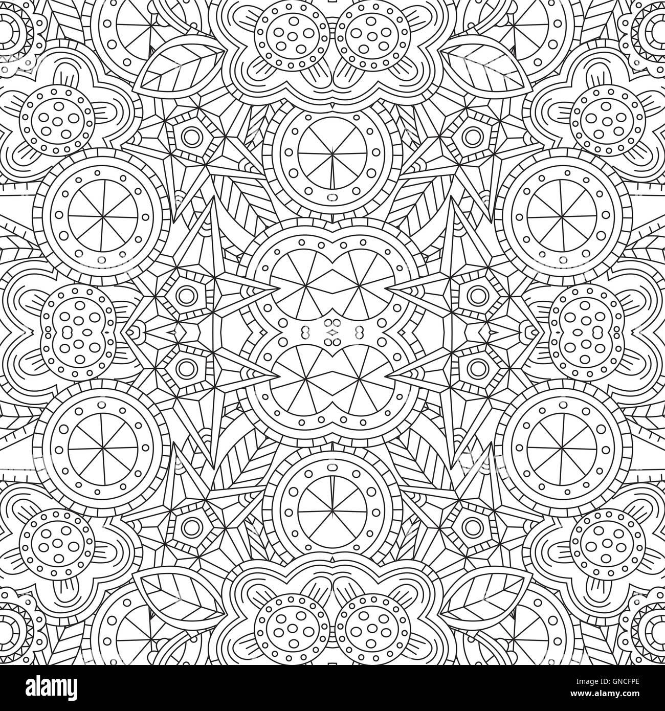 Floral Pattern Hand Drawn Texture with Flowers Stock Vector Image & Art ...