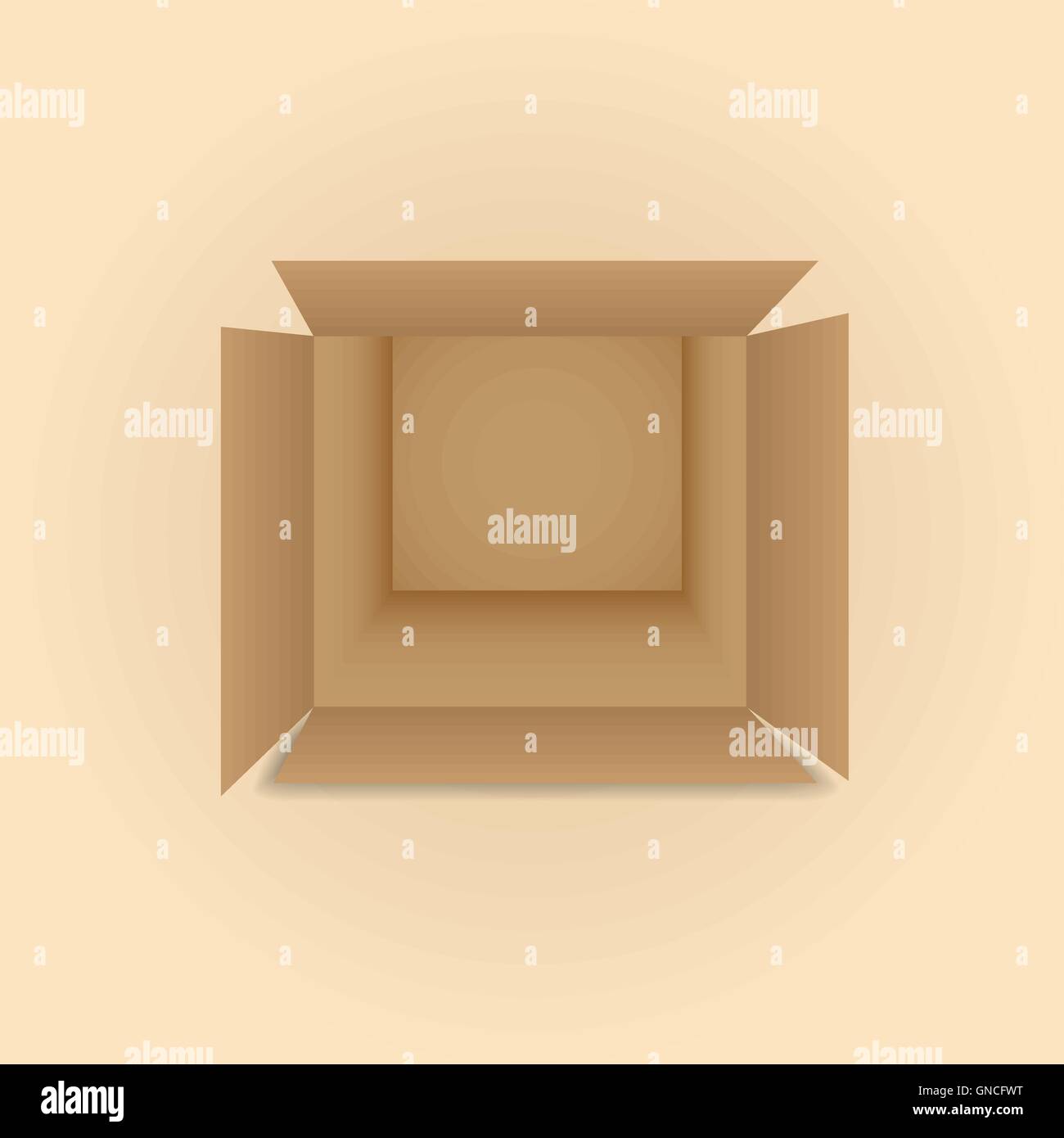 Cardboard box vector illustration Stock Vector Image & Art - Alamy