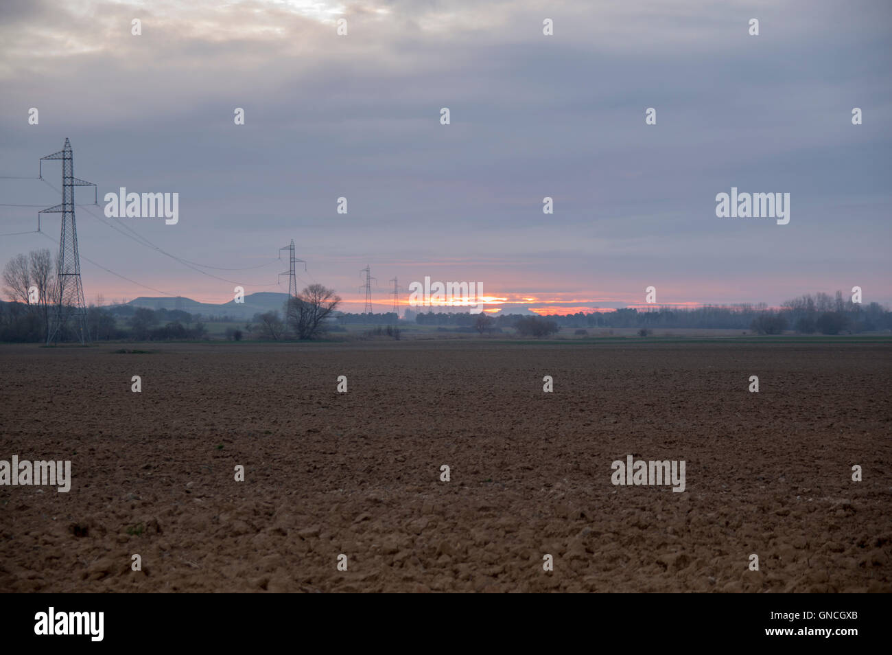 Spring landscape soria spain hi-res stock photography and images - Alamy