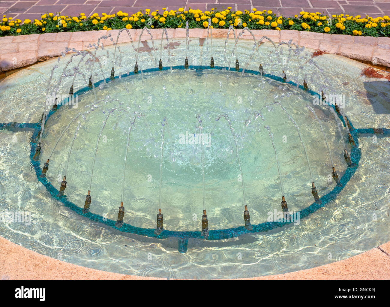Little decorative fountain Stock Photo - Alamy