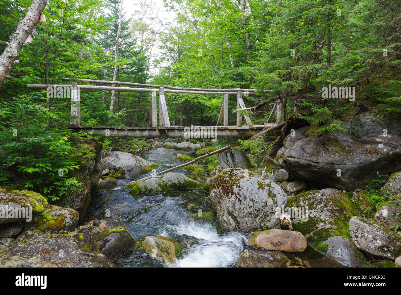 The Sanders Bridge along the Randolph Path in Low and Burbank's Grant ...
