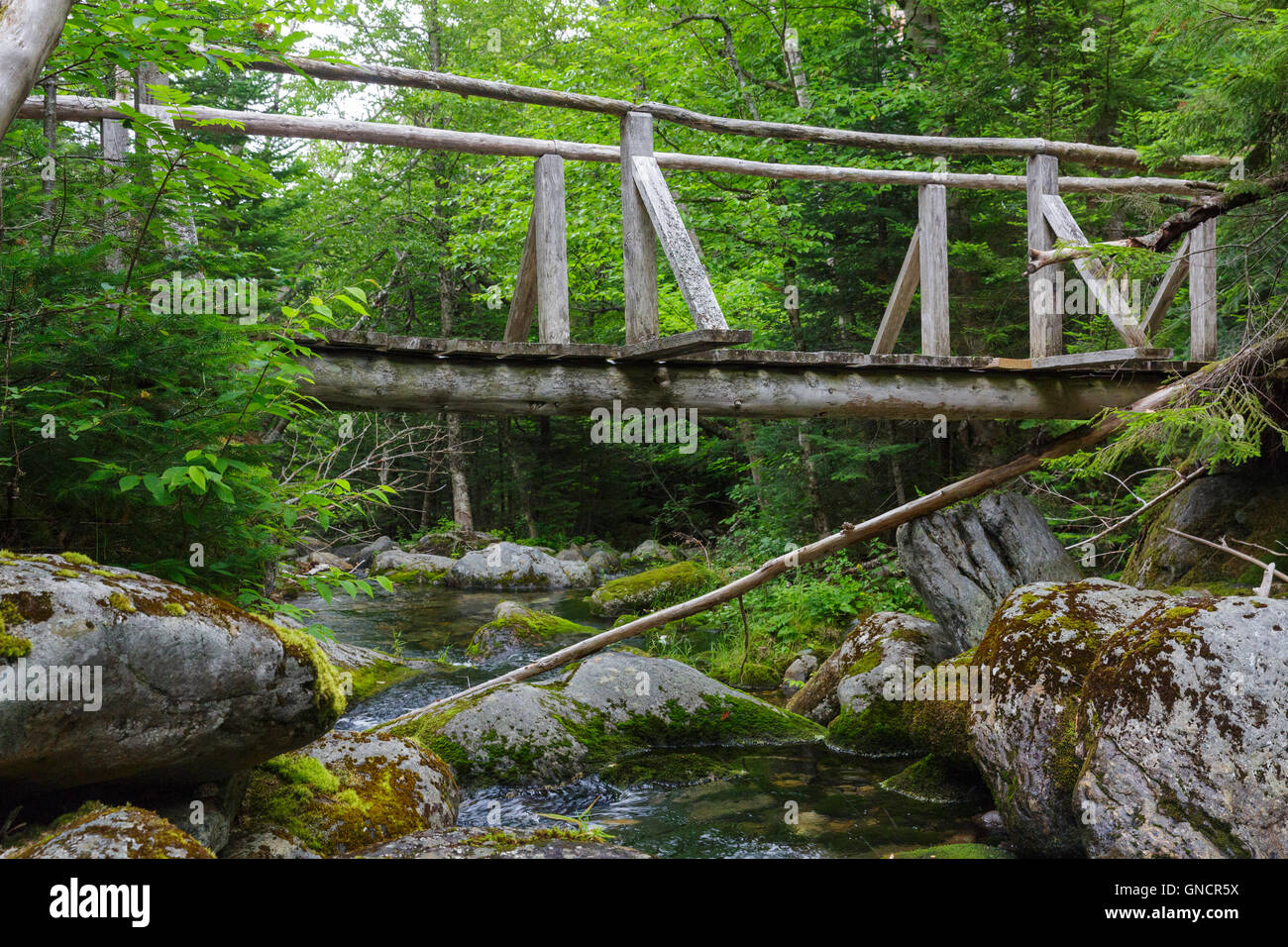 The Sanders Bridge along the Randolph Path in Low and Burbank's Grant ...