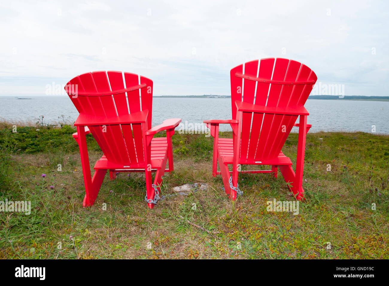 Adirondack chair fishing hi-res stock photography and images - Alamy