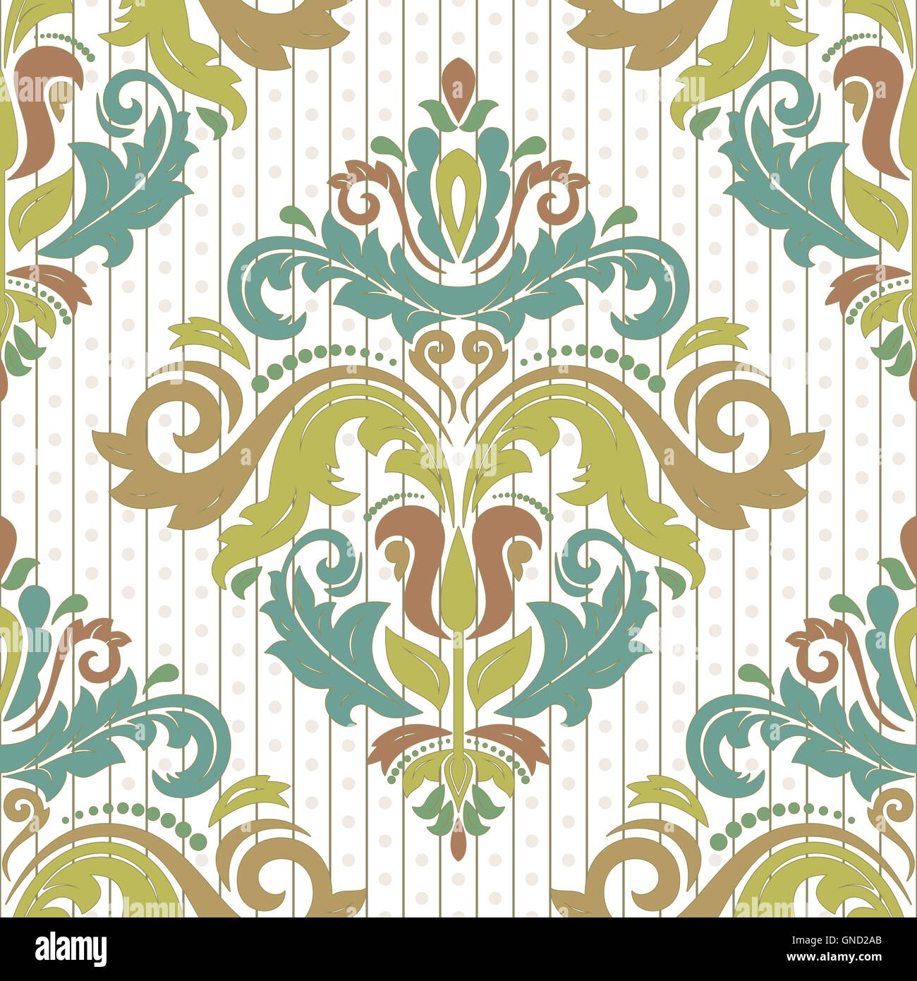 Seamless Wallpaper in the Style of Baroque Stock Photo - Alamy