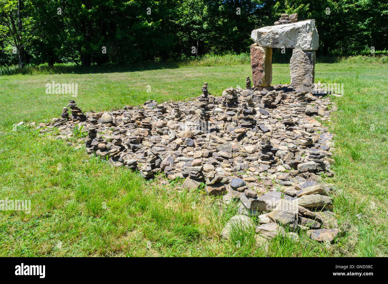 Griffis Sculpture Park Stock Photo - Alamy
