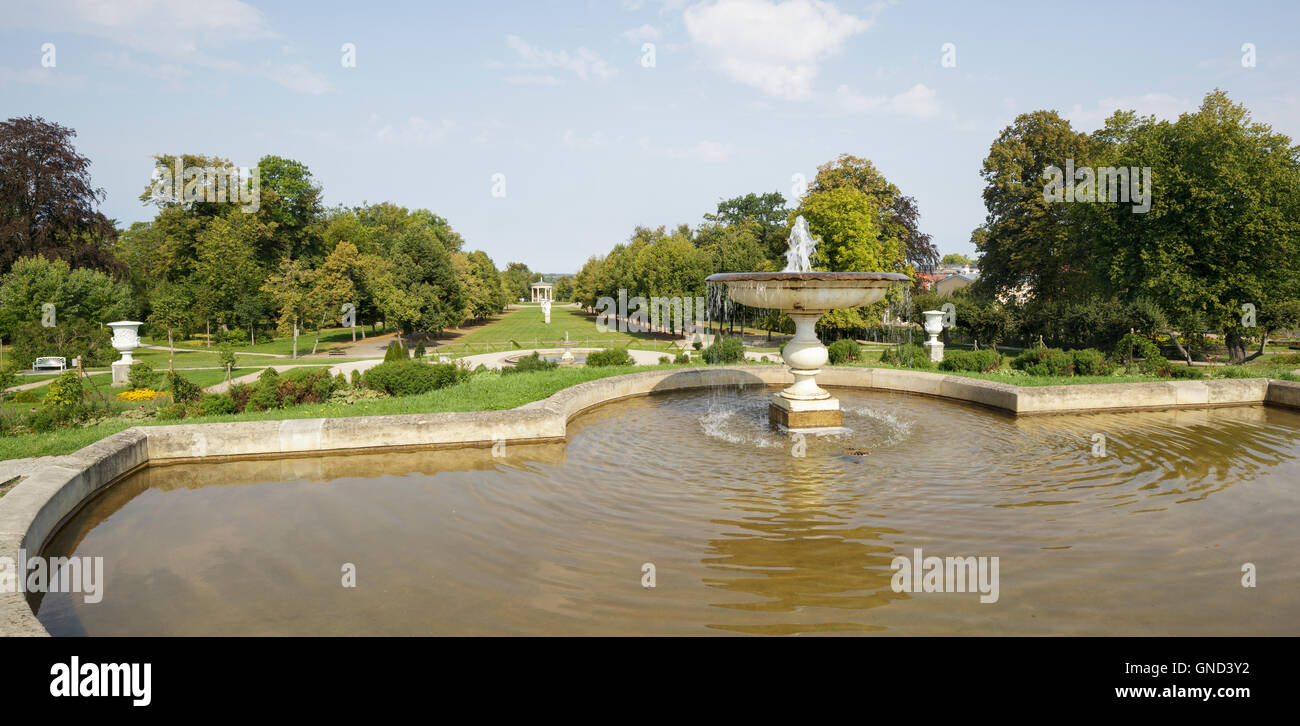 Schlosspark Gardens, Neustrelitz, Mecklenburg-Vorpommern, Germany Stock ...
