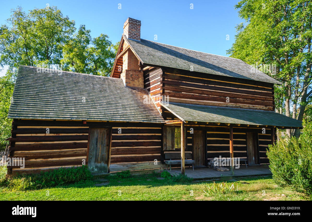 Vance Birthplace State Historic Site Stock Photo - Alamy