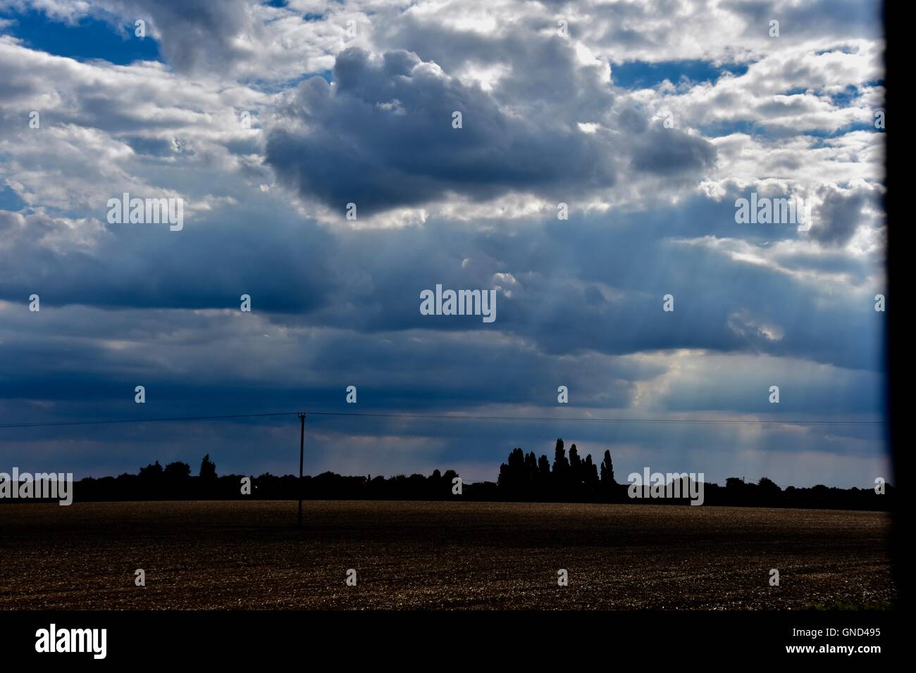 Rain in the distance Stock Photo - Alamy