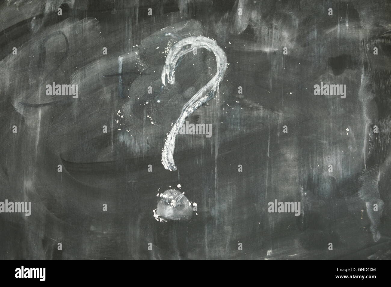 Question mark on a blackboard Stock Photo - Alamy