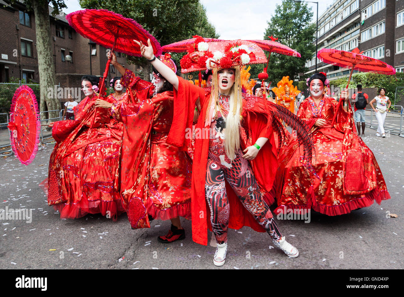 Japanese samba dancers hi-res stock photography and images - Alamy