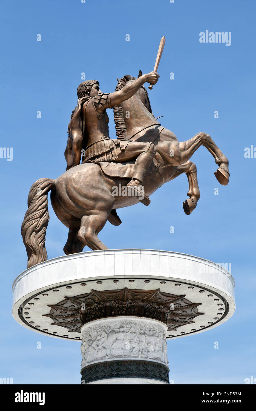 Alexander the great statue hi-res stock photography and images - Alamy