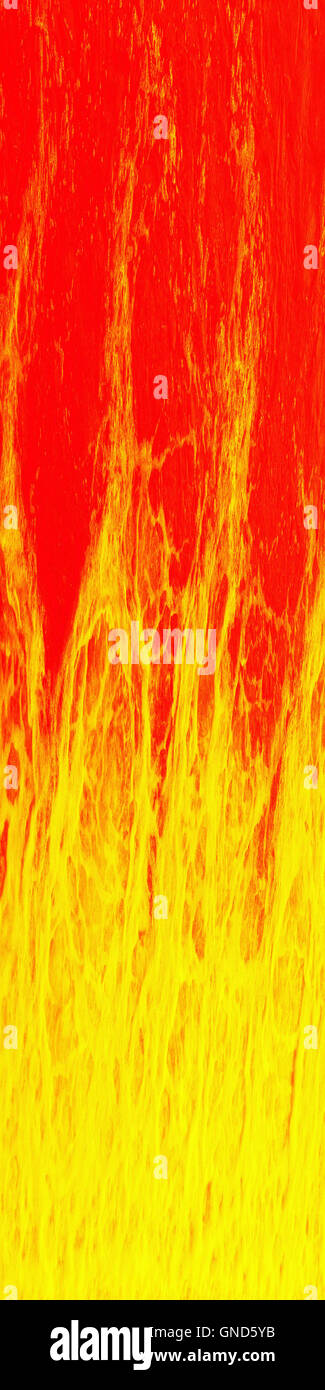 A red and yellow fire banner Stock Photo - Alamy