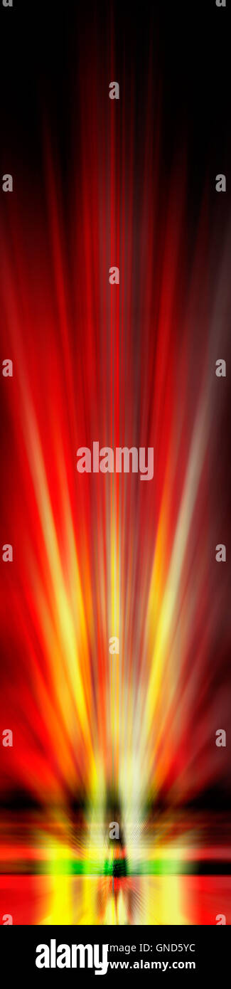 Red and yellow explosion banner Stock Photo - Alamy