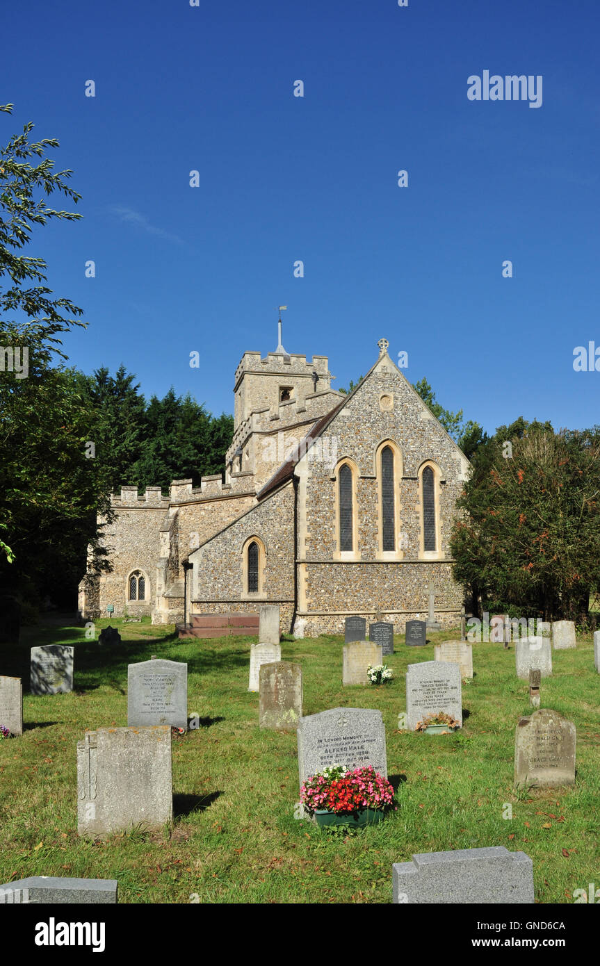 St Mary the Virgin Church, Walkern, Hertfordshire, England, UK Stock ...