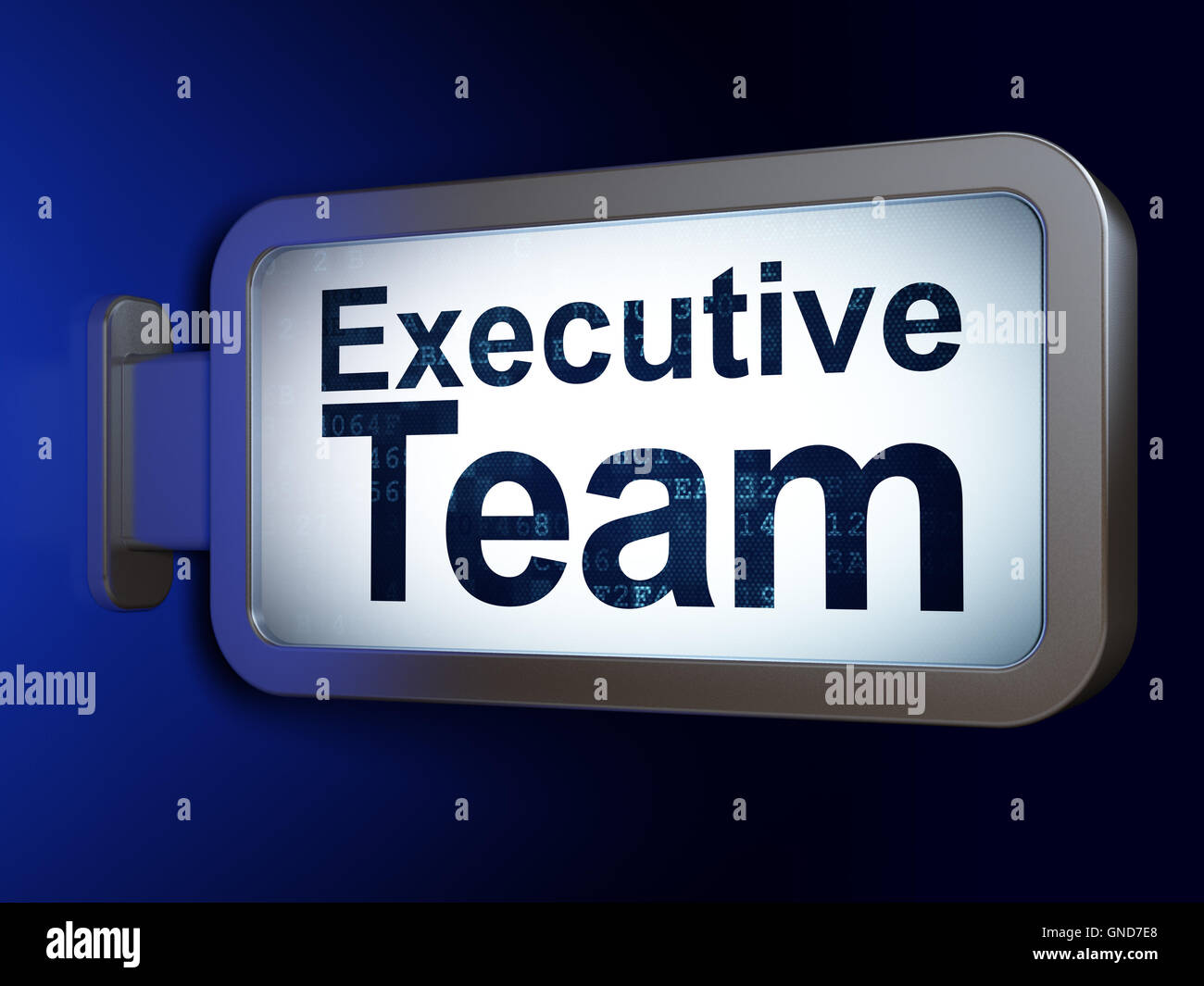 Finance concept: Executive Team on billboard background Stock Photo - Alamy