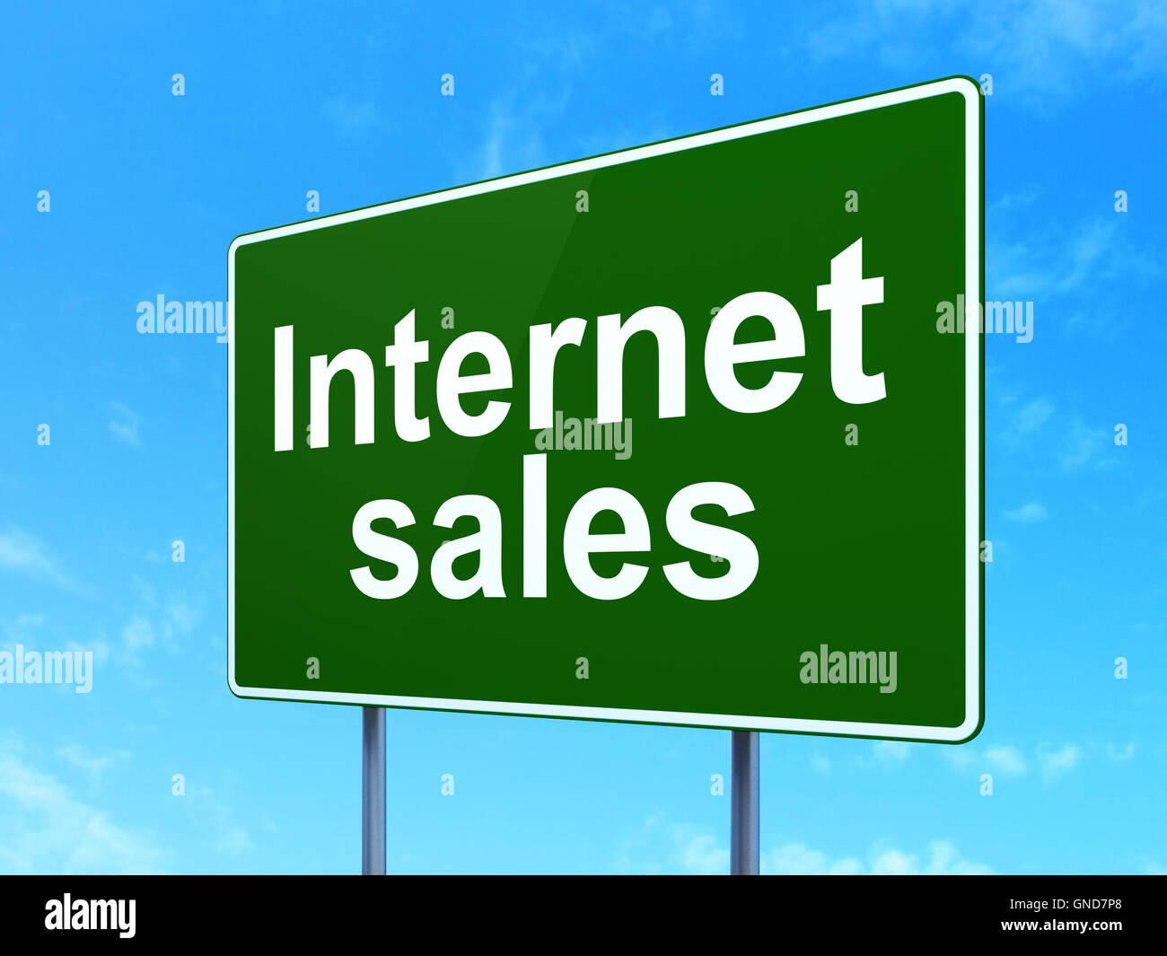 Advertising concept: Internet Sales on road sign background Stock Photo ...
