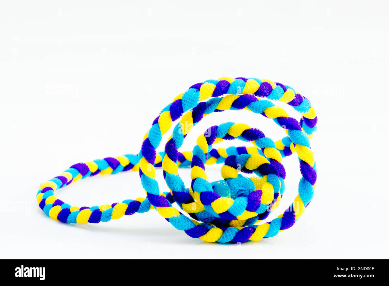 Nylon rope on white table Stock Photo - Alamy