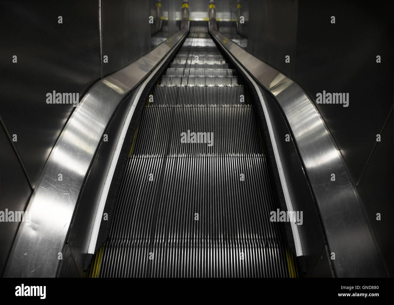 Vintage escalator hi-res stock photography and images - Alamy