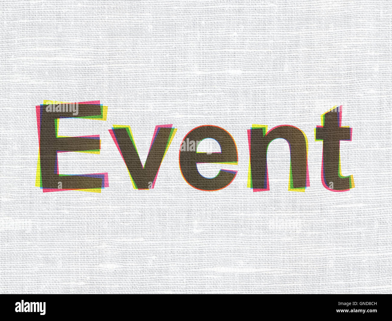 Holiday concept: Event on fabric texture background Stock Photo - Alamy