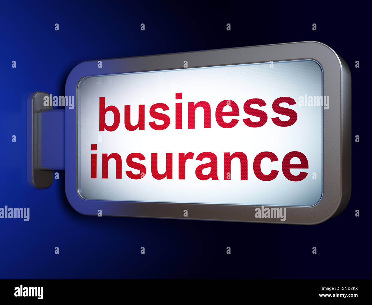 Insurance concept: Business Insurance on billboard background Stock ...