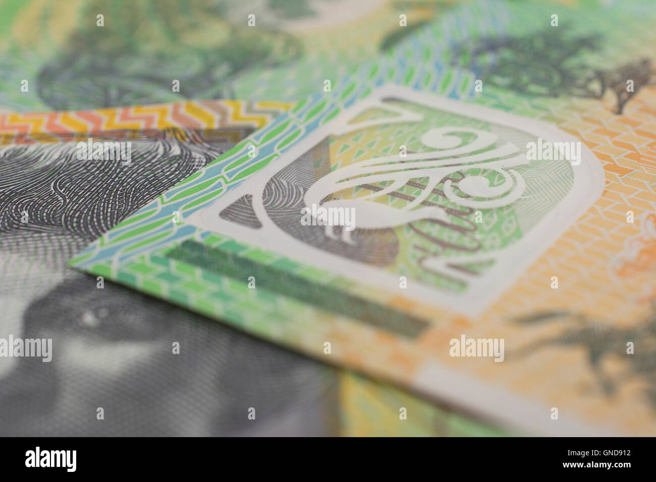 Australian Hundred Dollar Banknote Close Up Background Stock Photo - Alamy
