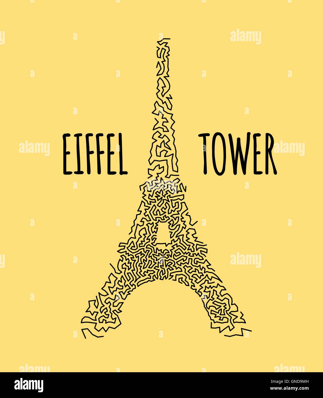Eifel tower vintage Stock Vector Images - Alamy